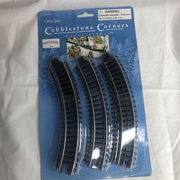 Cobblestone Corners | Holiday | Cobblestone Corners Train Tracks Ho ...